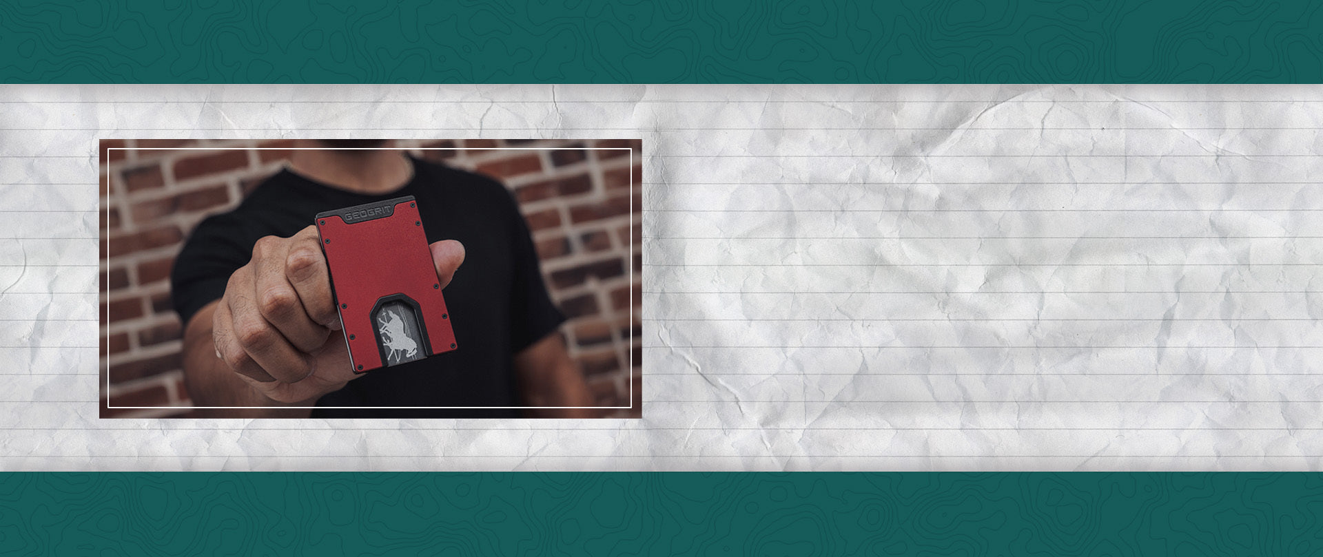 The GeoGrit Wallet: Ergonomic, RFID-blocking Slim Wallets